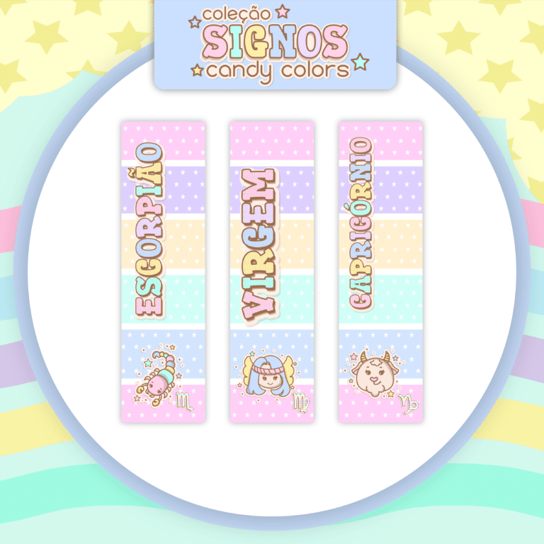 Coleção Signos - Kit Digital - Pâmella Vieira Designer